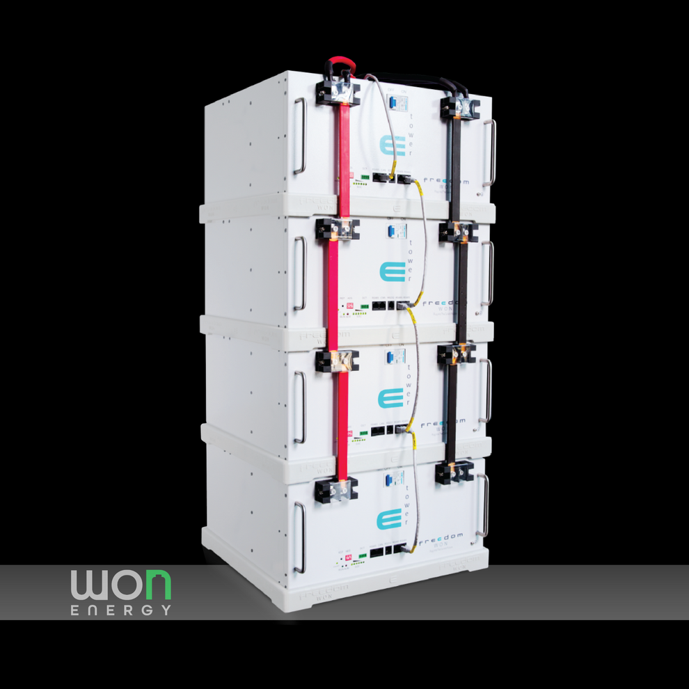 Freedom Won eTower 4 x e5000 | Modular LiFePO₄ Stack – Won Energy